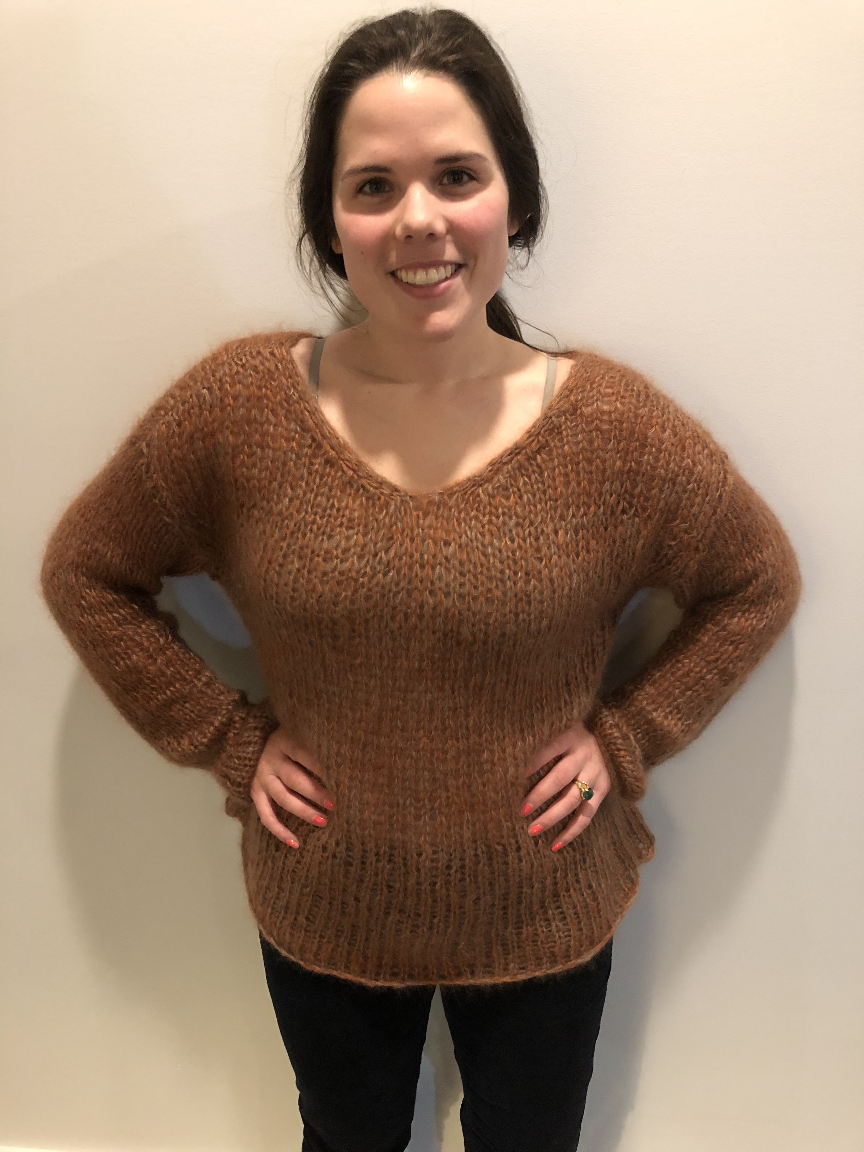My First Sweater: the Good, the Bad, and my ADHD – Knit Neutrality
